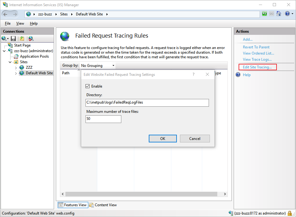 Configure IIS For Debugging Configure IIS For Debugging